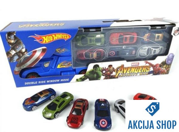 Hot wheels Avengers tobogan kamion transporter – Hot wheels Avengers tobogan kamion transporter