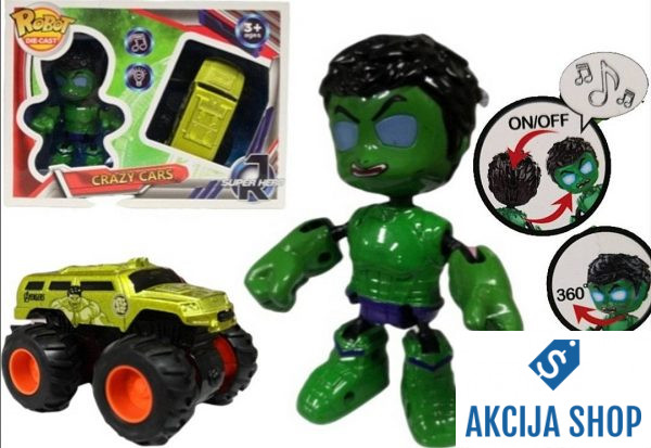 Hulk metalni super heroj sa vozilom – Hulk metalni super heroj sa vozilom