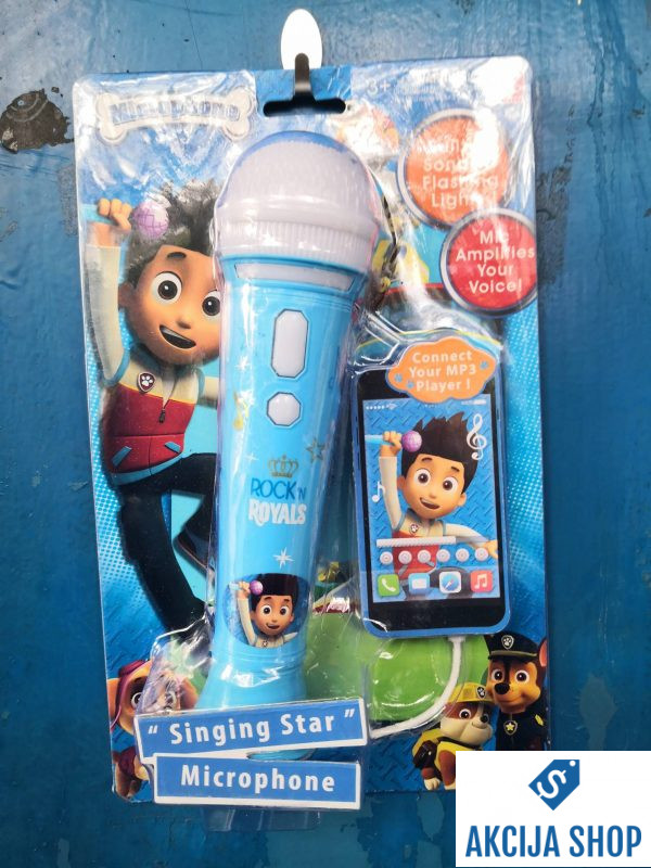Karaoke Paw patrol mikrofon za decu – Karaoke Paw patrol mikrofon za decu