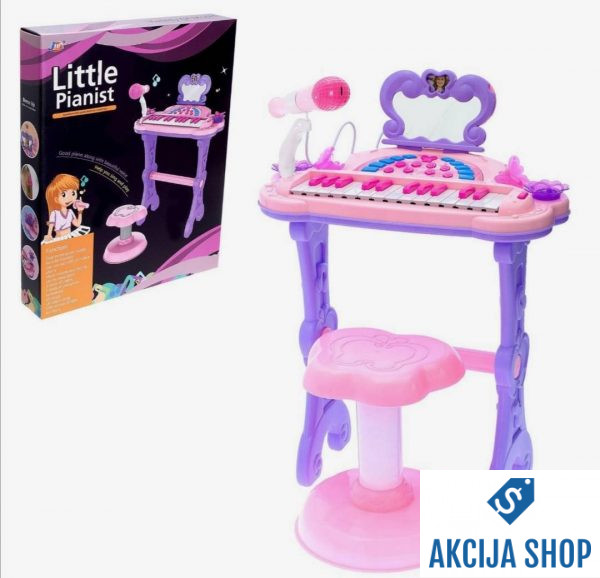 Klavir sa stolicom za devojčice i ogledalcem – Klavir sa stolicom za devojčice i ogledalcem