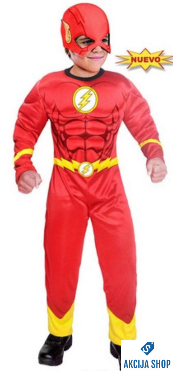 Kostim Flash za decu M 110-120cm – Kostim Flash za decu M 110-120cm
