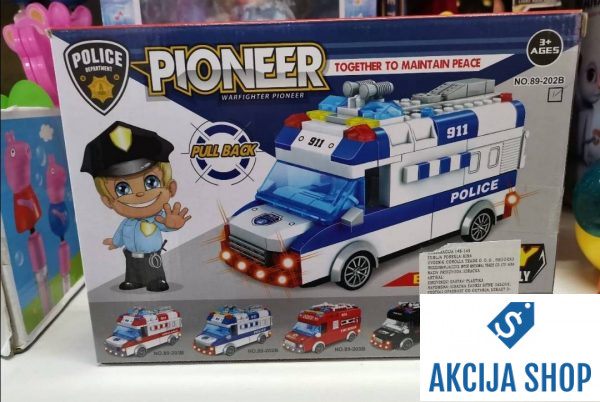 Lego kocke policijski kombi 68 delova – Lego kocke policijski kombi 68 delova