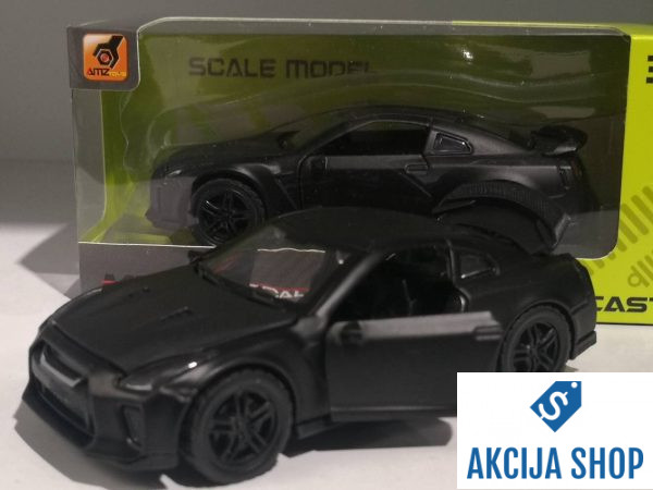 Metalni autići NiSSAN GTR-R35 Crni – Metalni autići NiSSAN GTR-R35 Crni