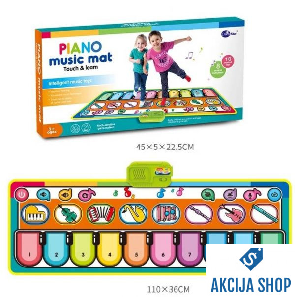 Muzička prostirka piano za bebe 110cmX36cm – Muzička prostirka piano za bebe 110cmX36cm