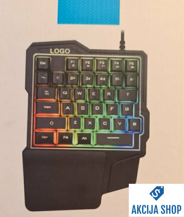 Gejmerska tastatura za jednu ruku sa RGB osvetljenjem – Gejmerska tastatura za jednu ruku sa RGB osvetljenjem