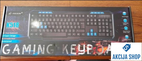Gejming tastatura sve LED svetlima K518 – Gejming tastatura sve LED svetlima K518