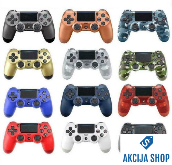 Bežični džojstik za PS4 beli kontroler – Bežični džojstik za PS4 beli kontroler