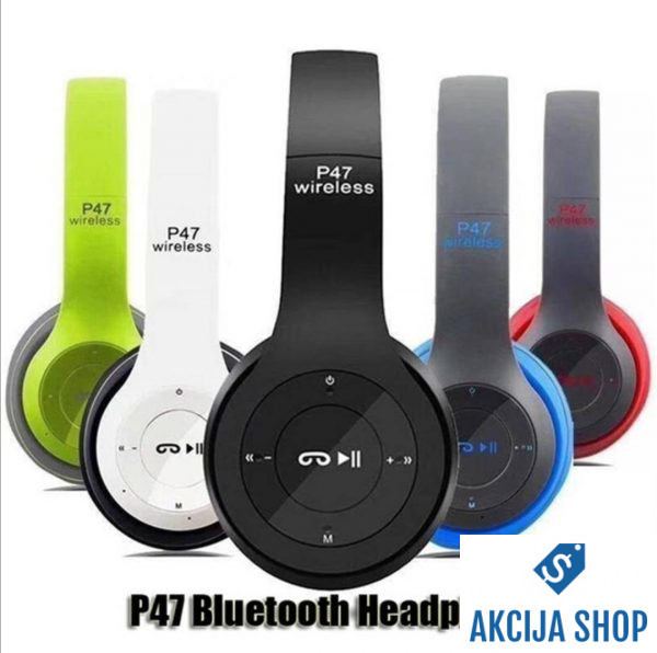 Bežične Bluetooth slušalice P-47 – Bežične Bluetooth slušalice P-47