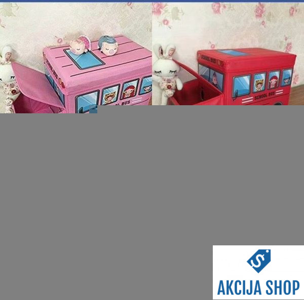 Kutija za igračke autobus – tabure i kutija za igračke – Kutija za igračke autobus – tabure i kutija za igračke