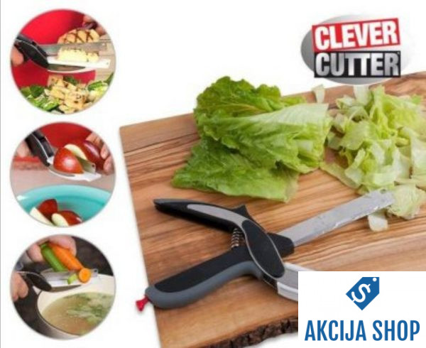 Kuhinjske makaze i nož Clever cutter 2u1 – Kuhinjske makaze i nož Clever cutter 2u1