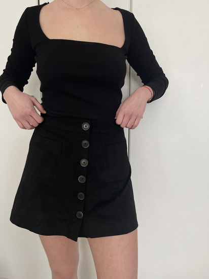 Crna ZARA mini suknja