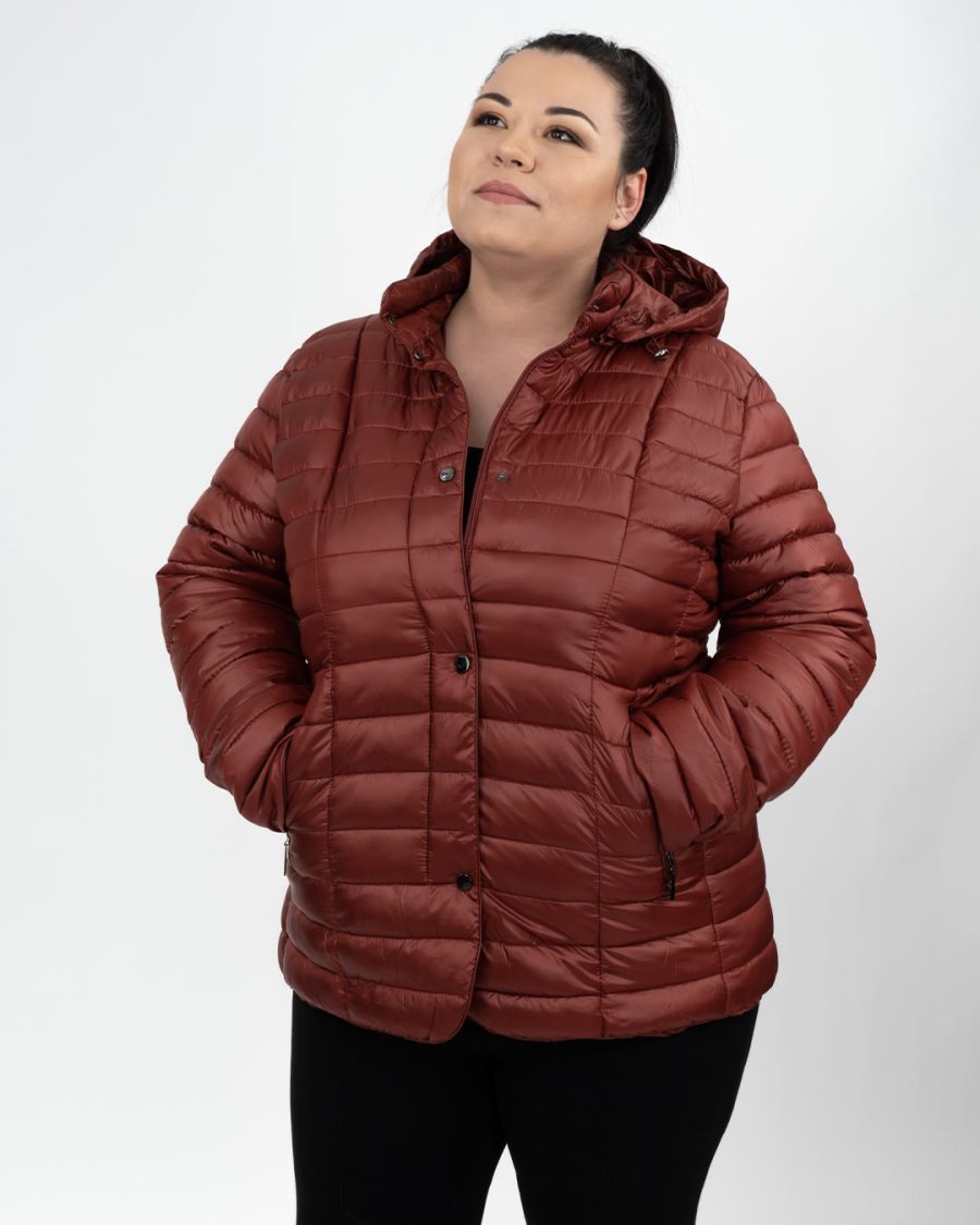 Ženska zimska jakna – Sportska i Casual – BM 1610 – Bordo