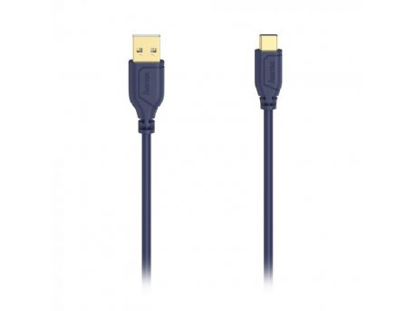 HAMA USB-C kabl, fleksibilan, bakar, pozlata, 0.75m teget 200635