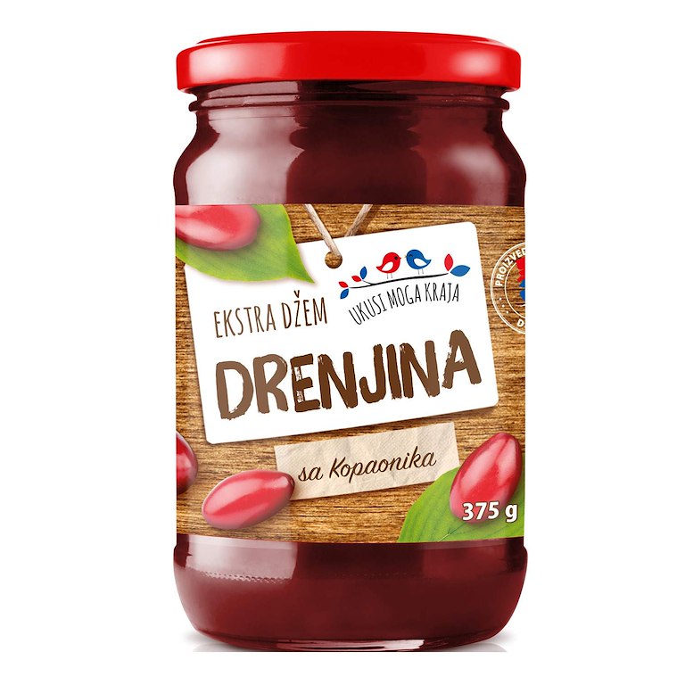 Ukusi moga kraja džem extra drenjina 375g umk