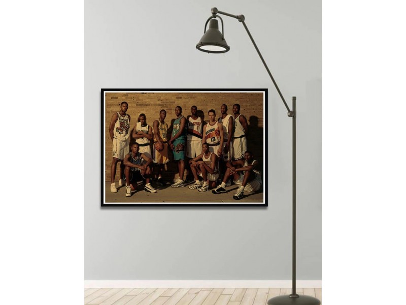 Poster 1996 NBA Basketball superstars 50x35