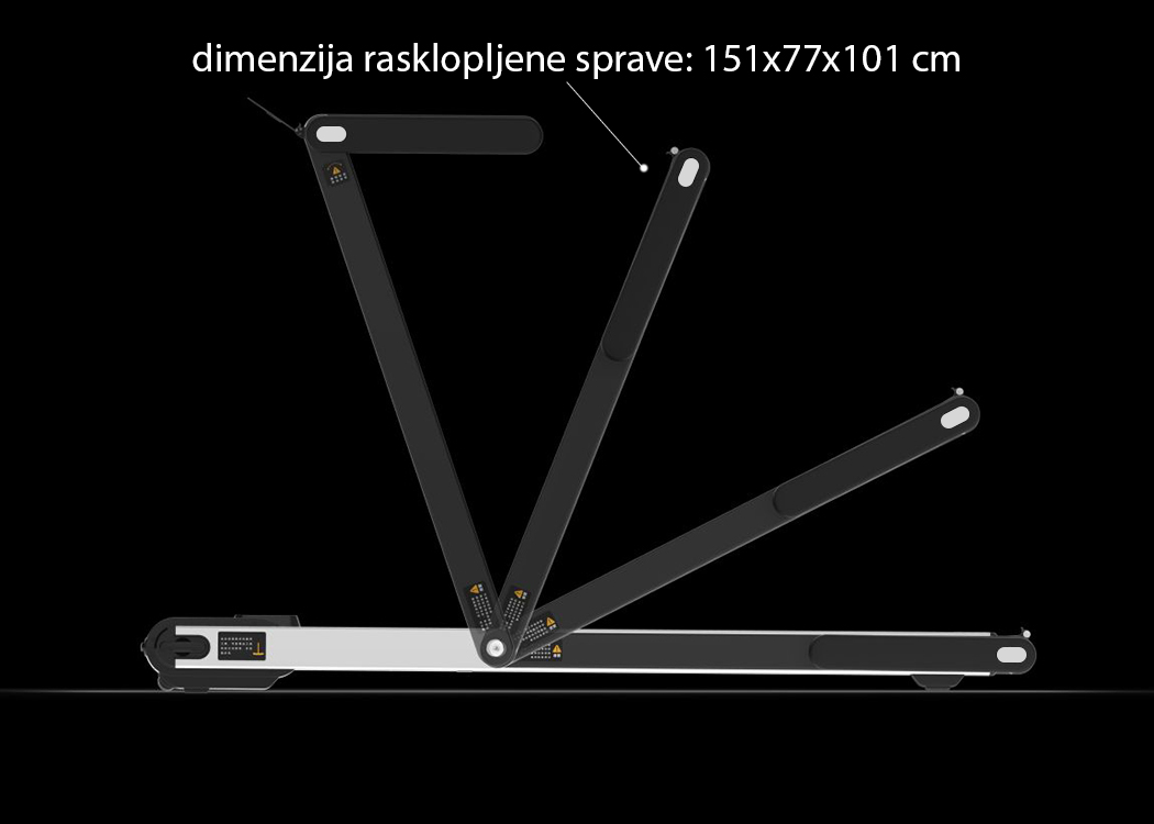 Sklopiva traka za trcanje Foldable treadmill