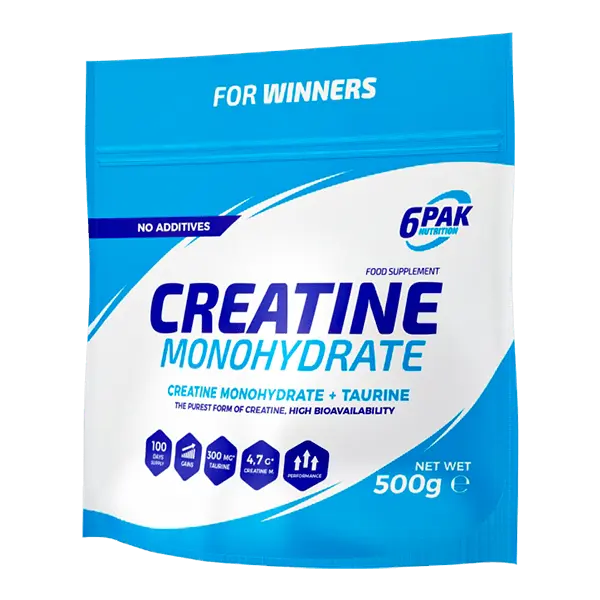 Creatine monohydrate + TAURIN 500g – 6PAK
