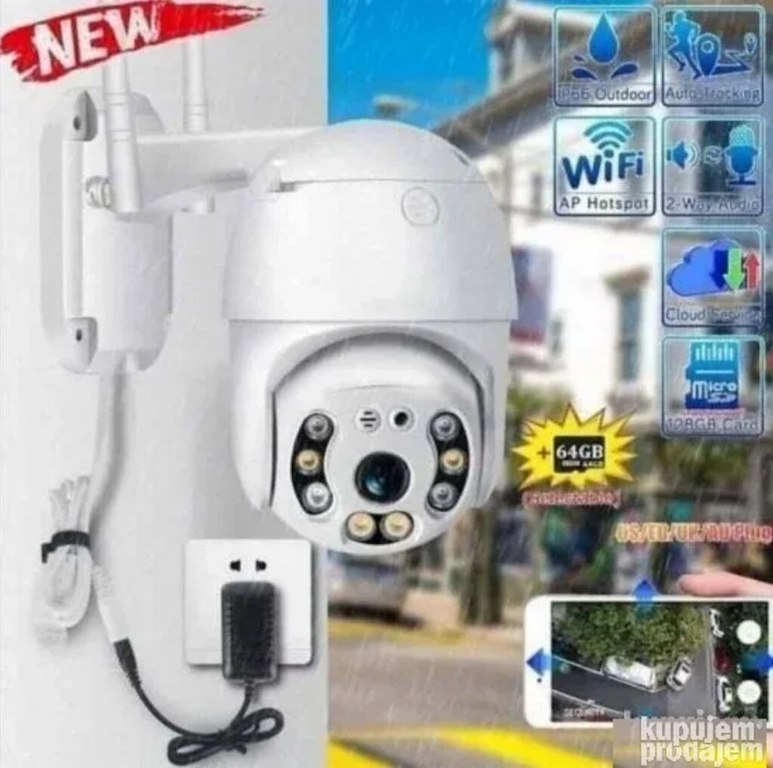 Wifi Smart Camera ip66 Spoljna Rotirajuća PTZ IP Wifi Kamera Za