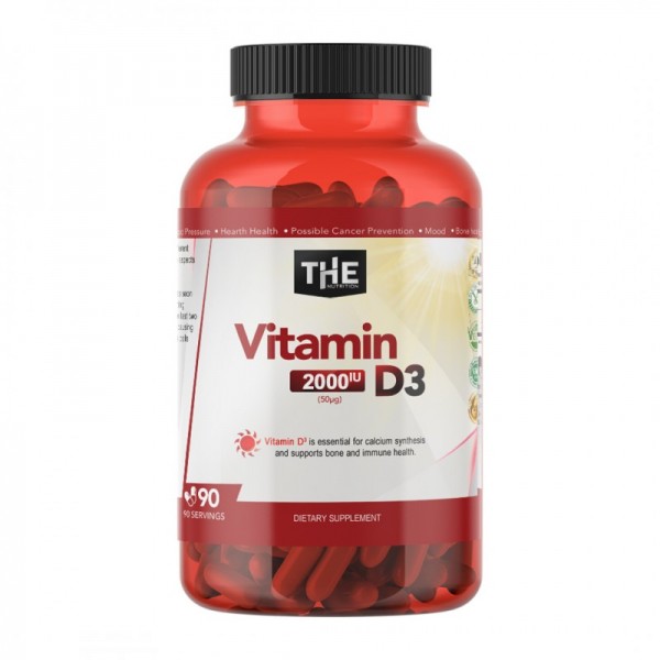 D3 vitamin 2000i.u./90cap – THE Nutrition
