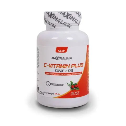 Vitamin C+Cink+D3 30tb – Maximalium