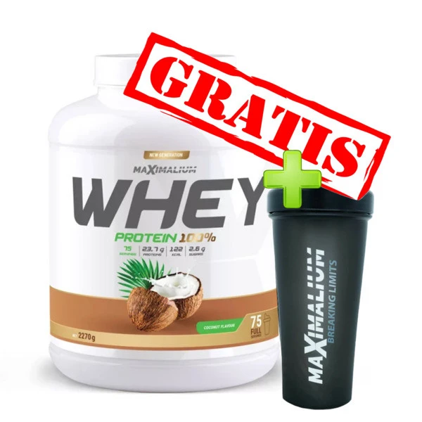 Whey 100% protein 2.27kg (+GRATIS ŠEJKER) – Maximalium