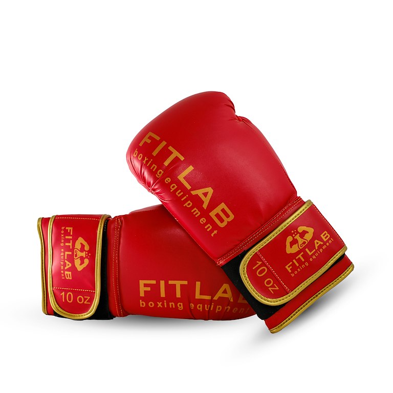 Double golden red / boks rukavice – FitLAB