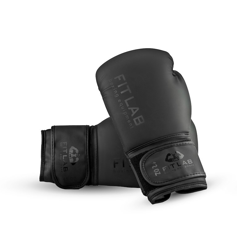 Double matte black / boks rukavice – FitLAB