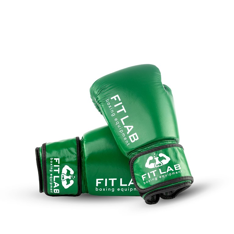 Standard green / boks rukavice 100% koža – FitLAB