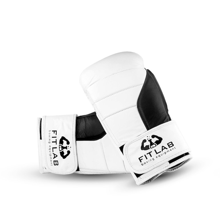 White iron / boks rukavice 100% koža – FitLAB