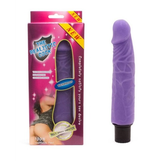 Debra realističan ljubičasti vibrator, D00413