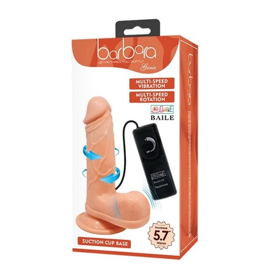 Barbara genie multi-speed vibrator dildo, DEBRA01464