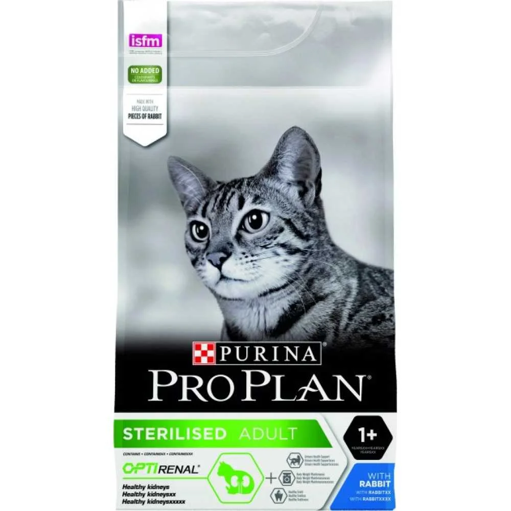Pro Plan hrana za mačke Adult Renal Sterilised - zečetina 10kg