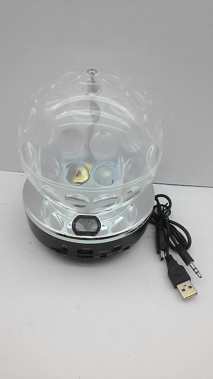 Rotirajuca LED Disko Kugla, MP3, Radio