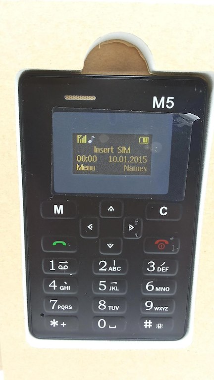 TELEFON KARTICA AEKU M5 TELEFON MINI TELEFON KARTICA