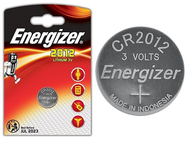 Dugmasta ENERGIZER CR2012 3V Lithium Baterija 2012