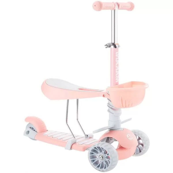 KikkaBoo Trotinet Makani BONBON 3in1 do 50 kg Candy Pink (KKB10094)