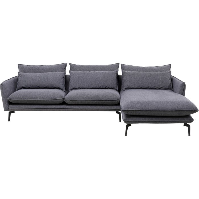 Corner Sofa Monza Right Grey 296cm