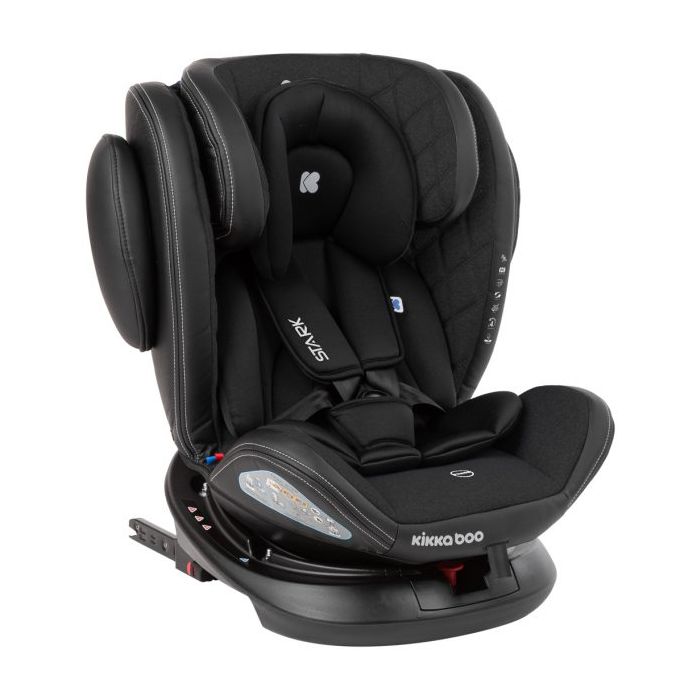 KikkaBoo Autosedište 0-1-2-3 (0-36 kg) STARK sa ISOFIX-om black