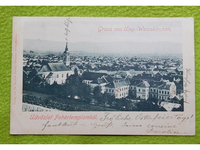 Bela Crkva - Fehertemplom 1899