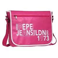 Školska torba / laptop torba na rame Pepe Jeans London Brand Pink