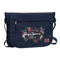 Pepe Jeans Školska torba / laptop torba na rame Flowers Blue