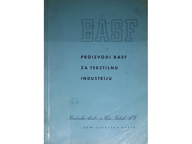 Katalog Proizvoda Za Tekstilnu Industriju `BASF`