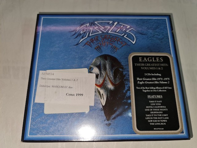 Eagles - Their greatest hits , Volume 1 &; 2 2CDa , NOVO