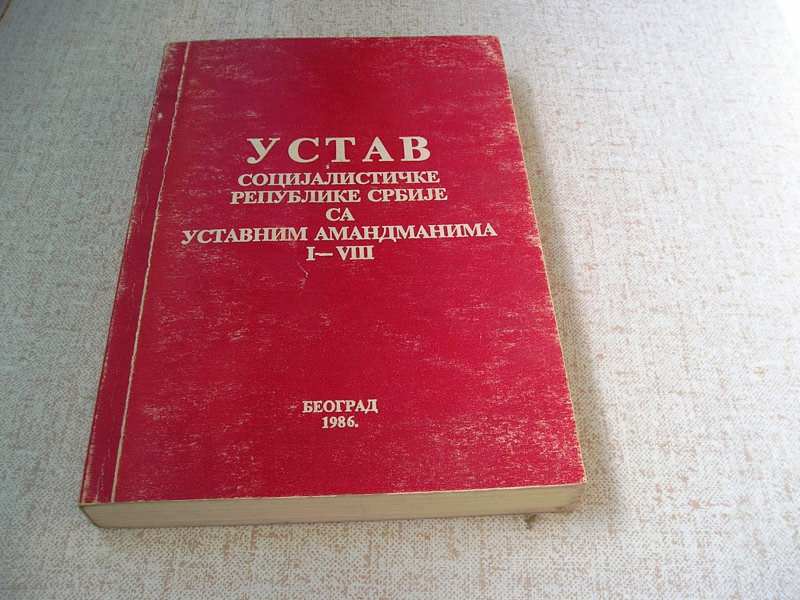 Ustav socijalističke republike Srbije I-VIII