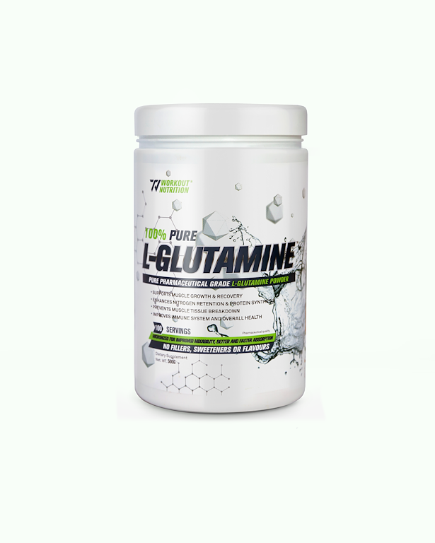 100% L -GLUTAMINE 500gr