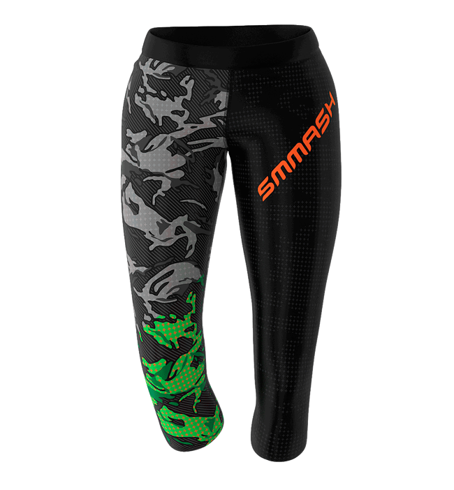 Woman 3/4 Leggings – MILITARY