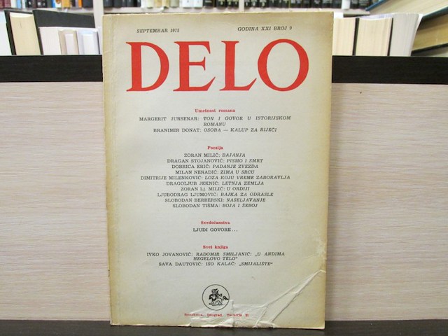 DELO SEPTEMBAR 1975 GODINA XXI BROJ 9