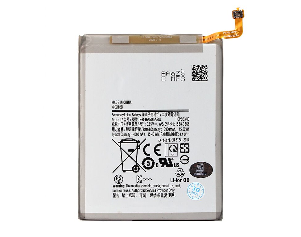 Baterija standard - Samsung A307 Galaxy A30s/A505 Galaxy A50 EB-BA505ABU
