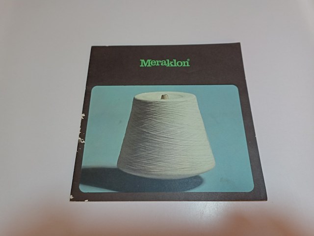 MERAKLON polypropylene fibre katalog 1967.