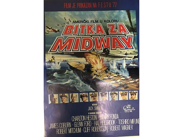Bitka za Midway / Filmski plakat / fest 77